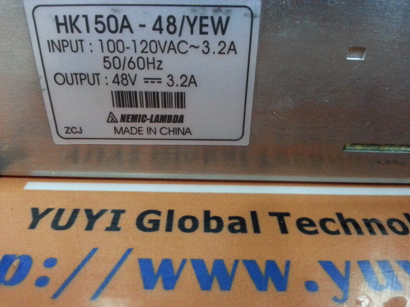 NEMIC-LAMBDA POWER SUPPLY HK150A-48/YEW - 裕益科技自動化設備可程式編碼器PLC分散式控制系統DCS